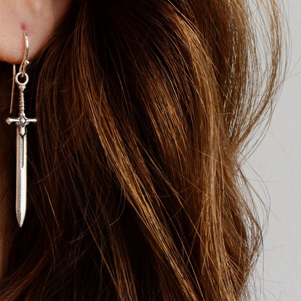 Sword Earrings - Etsy