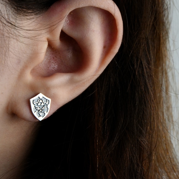 Shield Earrings - Etsy