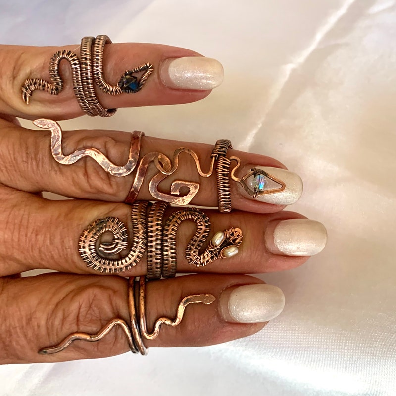 Copper Wire Ring - Etsy