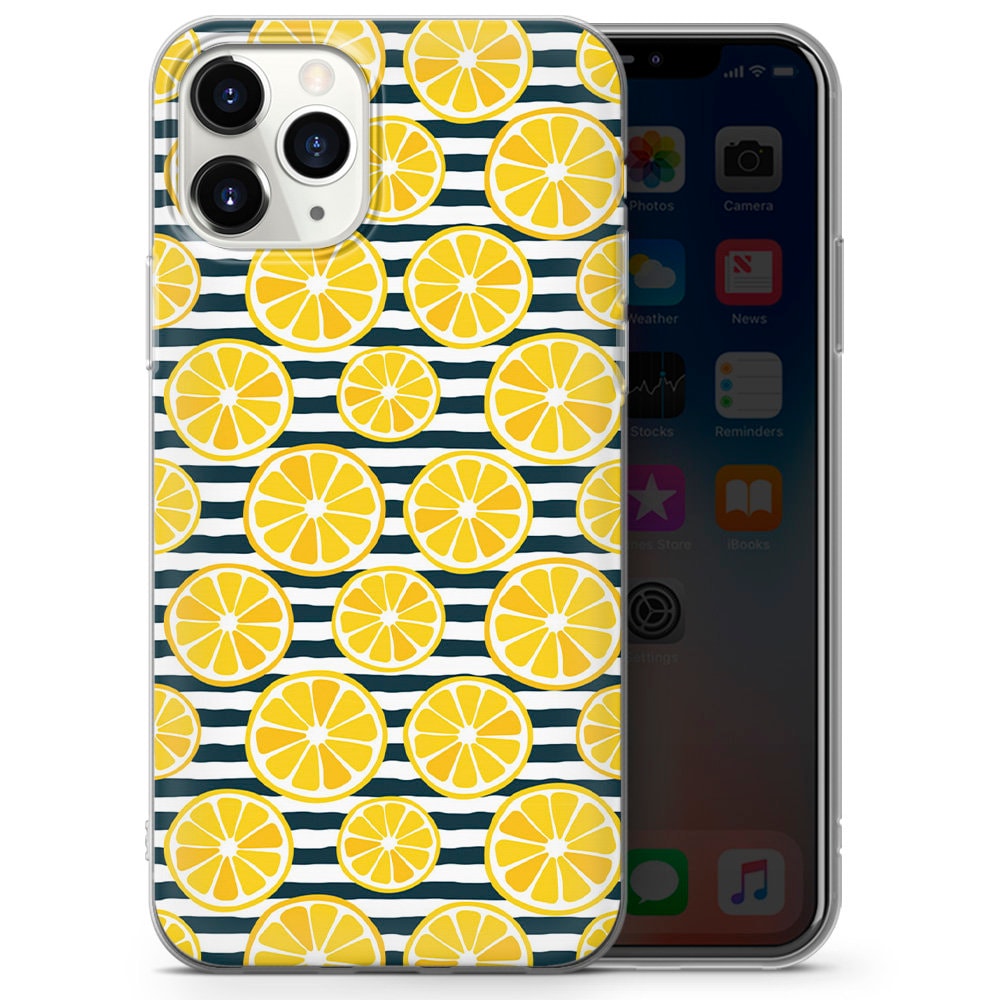 Lemon Phone Case Citrus Cover for iPhone 7 8 XS XR 11PRO | Etsy
