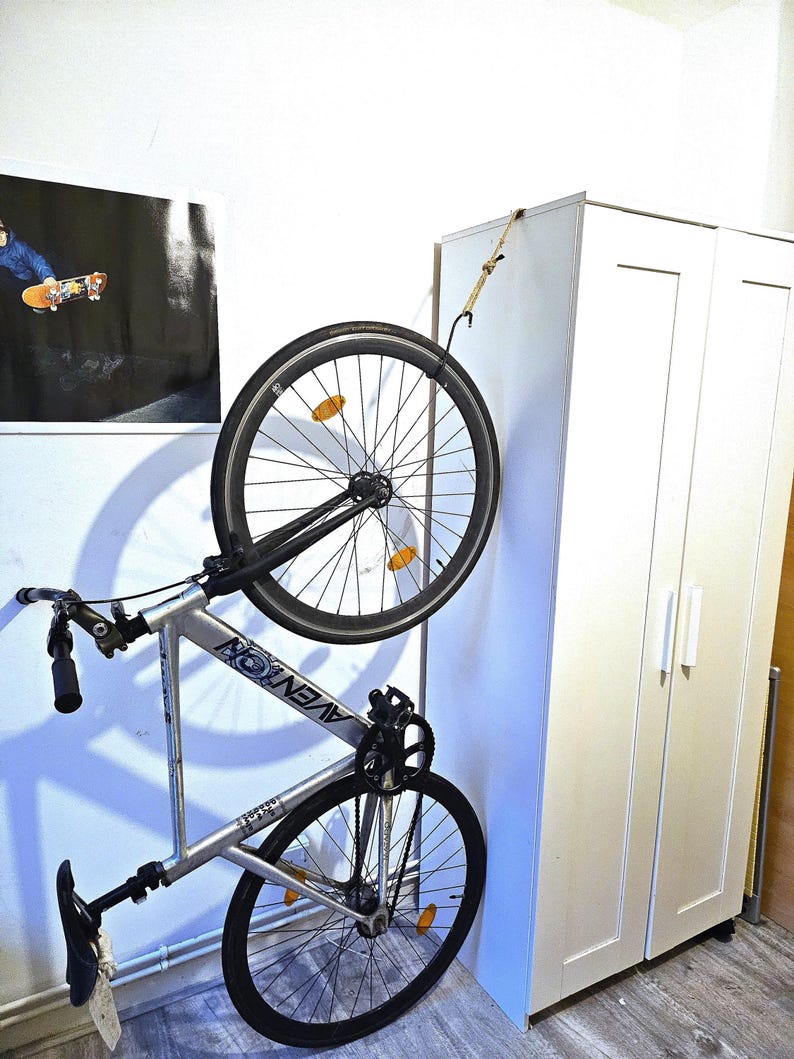Tethermount | Non-invasive Wardrobe Bike Mount | Space-saving Tethered ...