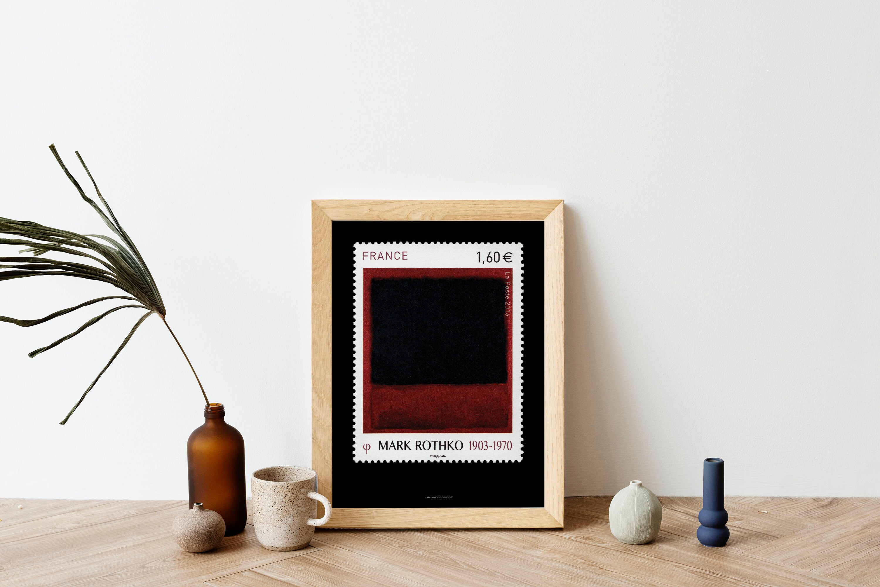 Mark Rothko Painting Poster, Mark Rothko Gallery Exhibition Art Print ...