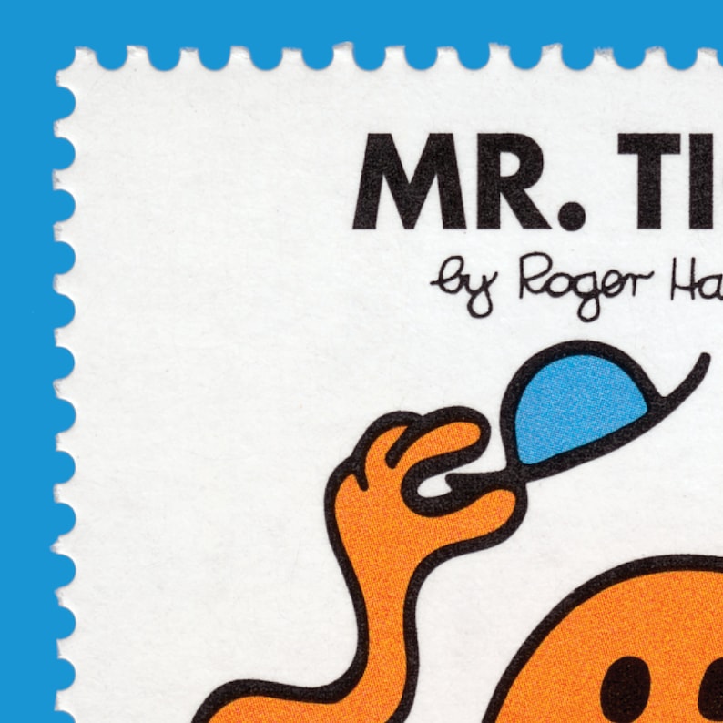 Printable Mr Men Poster, Mr Tickle Print, Blue Boys Nursery Print ...