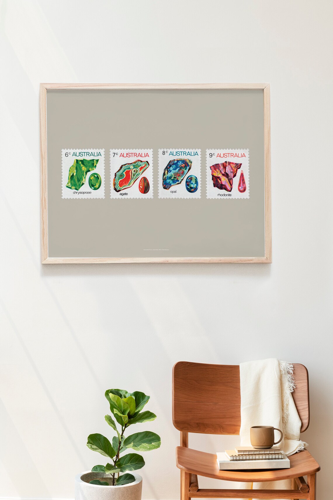 Printable Crystal Gemstone Art Print Geode Poster Agate - Etsy