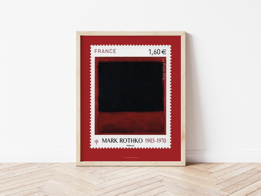 Affiche de peinture Mark Rothko, impression de l'exposition de la ...