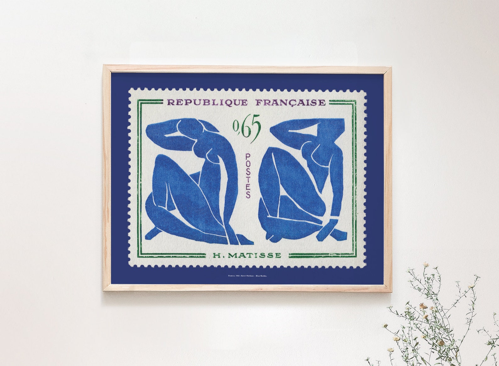 Henri Matisse Blue Nudes Exhibition Print, Vintage Cut Outs Matisse ...