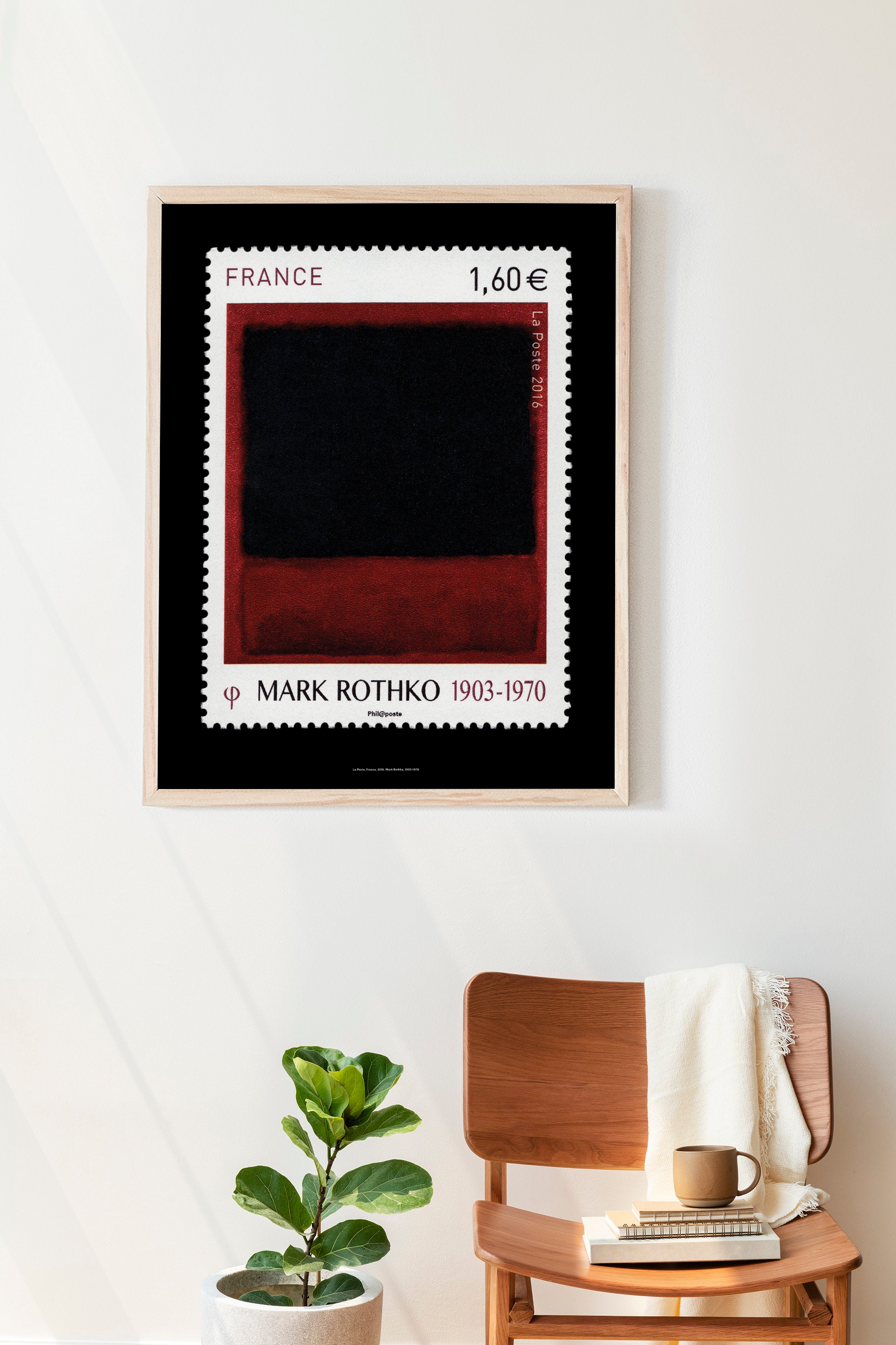 Mark Rothko Painting Poster, Mark Rothko Gallery Exhibition Art Print ...