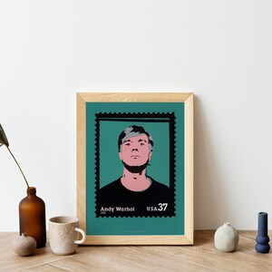 Iconic Andy Warhol Self Portrait Poster, Pop Art Exhibition Poster ...