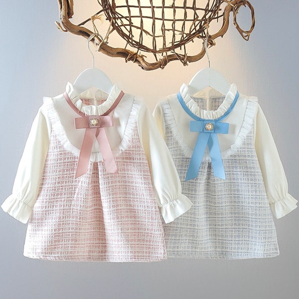 Ruffle Bib Dress - Etsy