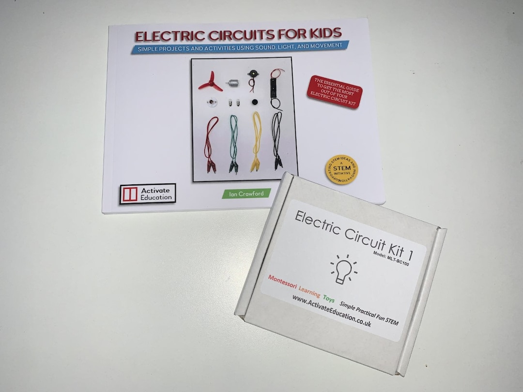 Kids Electric Circuit Kit and Book Bundle A Fun Educational Science Toy ...
