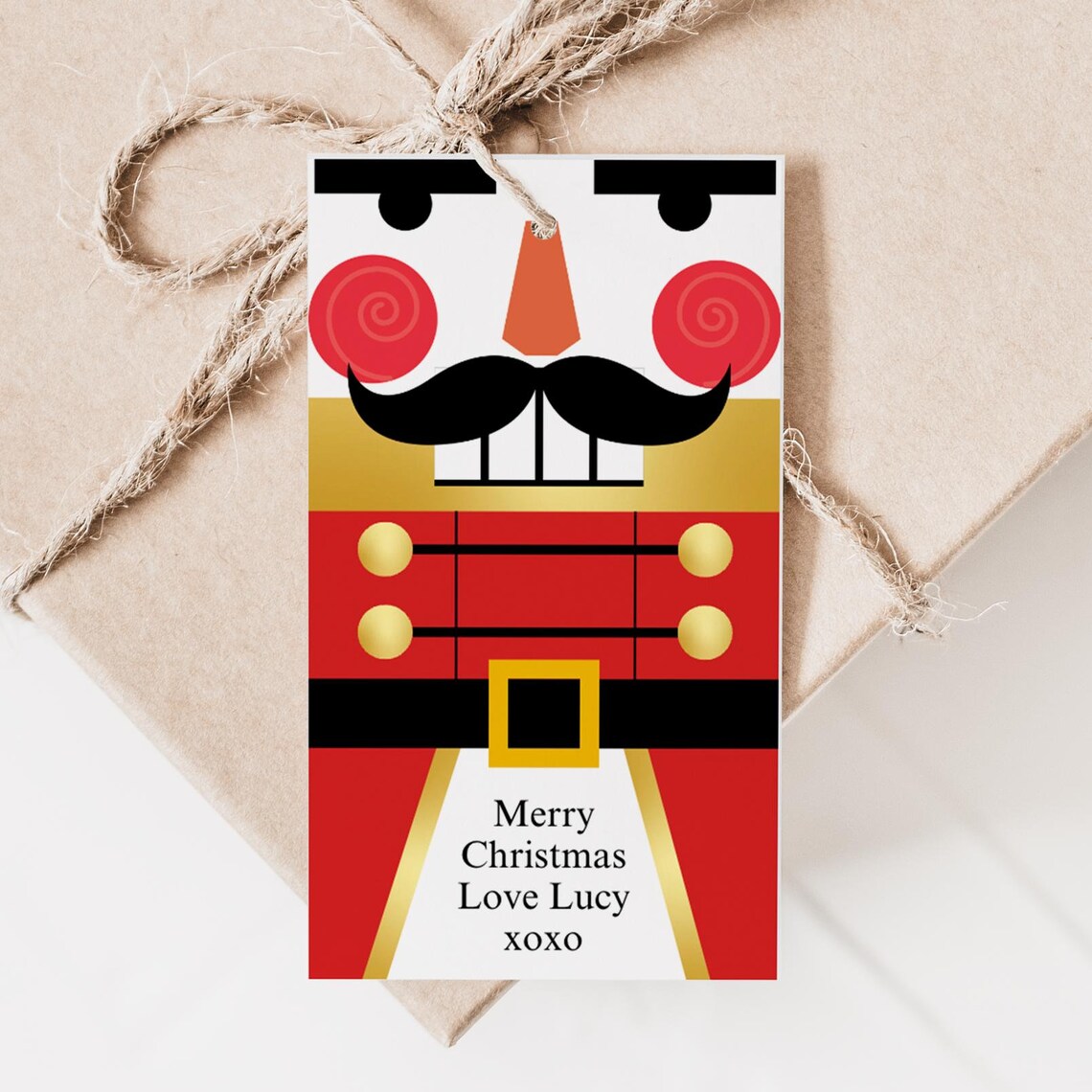 Nutcracker Christmas Gift Tags | Editable Printable (PDF) - Etsy