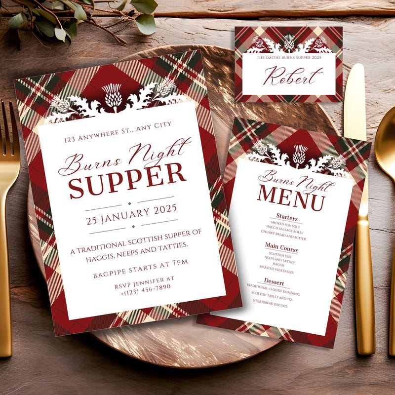 Burns Night Poem - Etsy