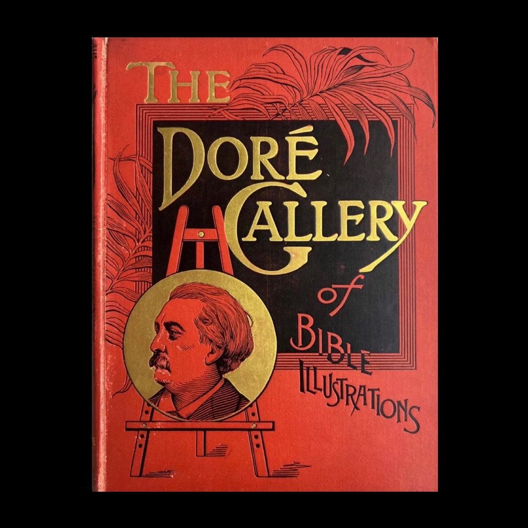 Gustave Dore Gallery (1886) - Large Antique Book of Gothic Bible Art ...