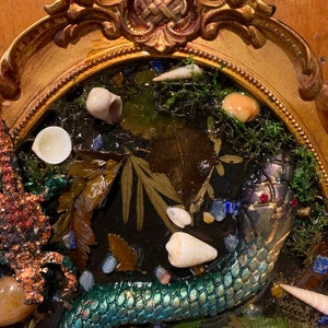 Epoxy Resin Art: Forest Snakes - Vibrant Garden Landscape - Nature Wall ...