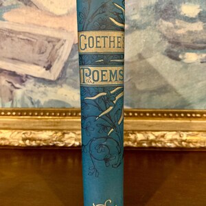 The Poems of Goethe (1882) - Illustrated, Rare Antique Book - Etsy