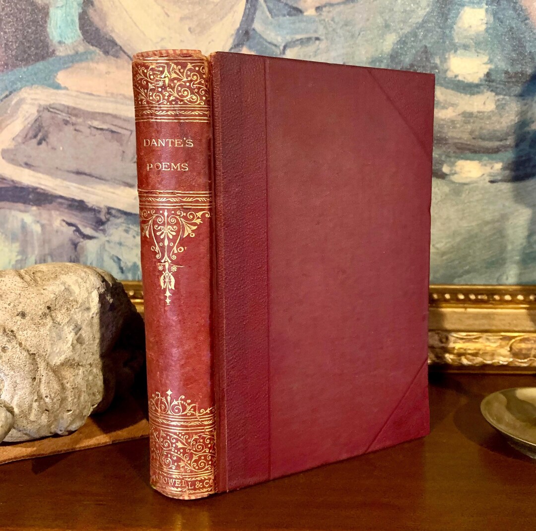 Dantes Poems 1890 Dante Alighieri the Divine Comedy Collectible Antique ...
