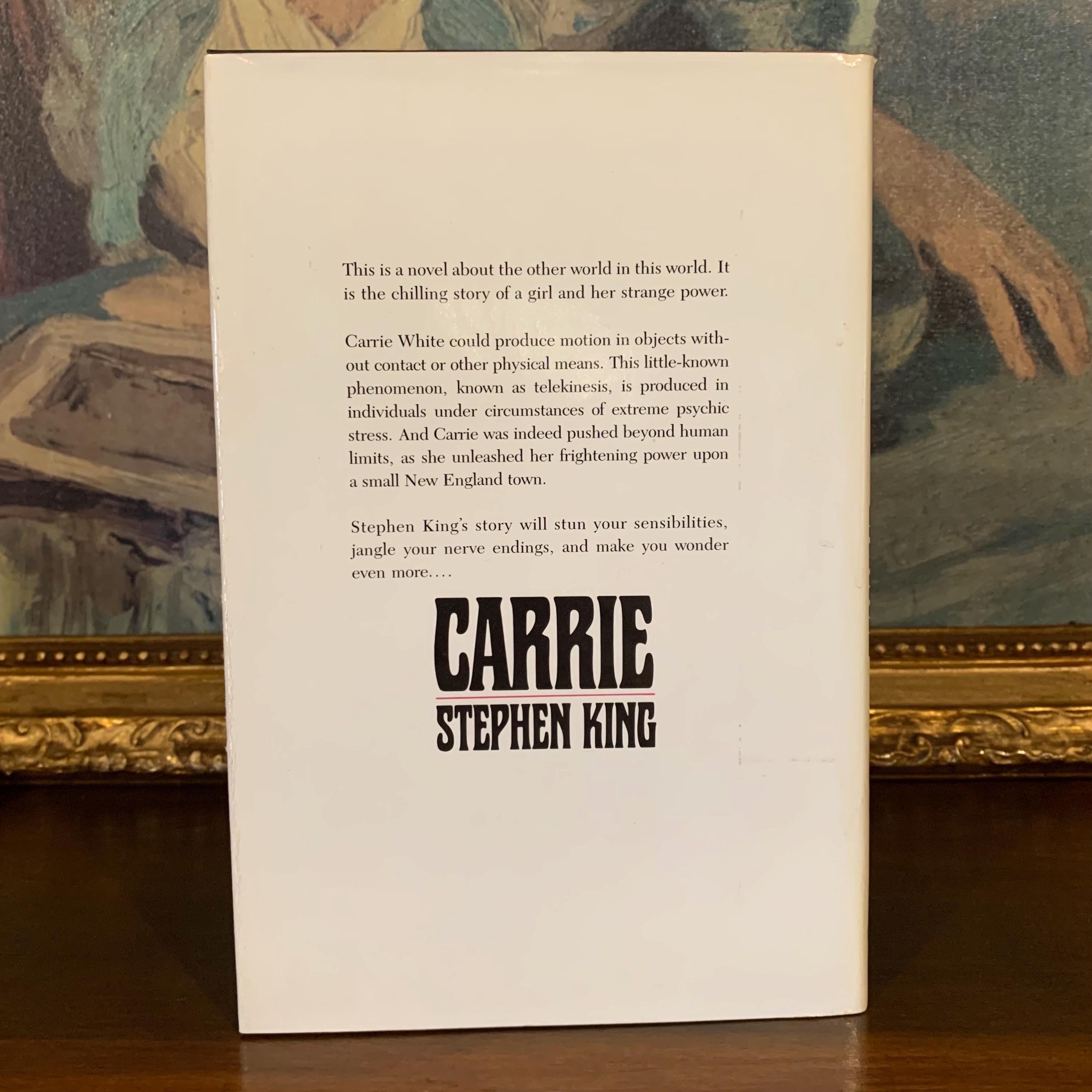 Stephen King - CARRIE (1974) - First Edition BCE Published by Doubleday ...