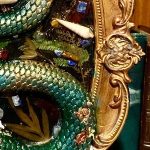 Epoxy Resin Art: Forest Snakes - Vibrant Garden Landscape - Nature Wall ...