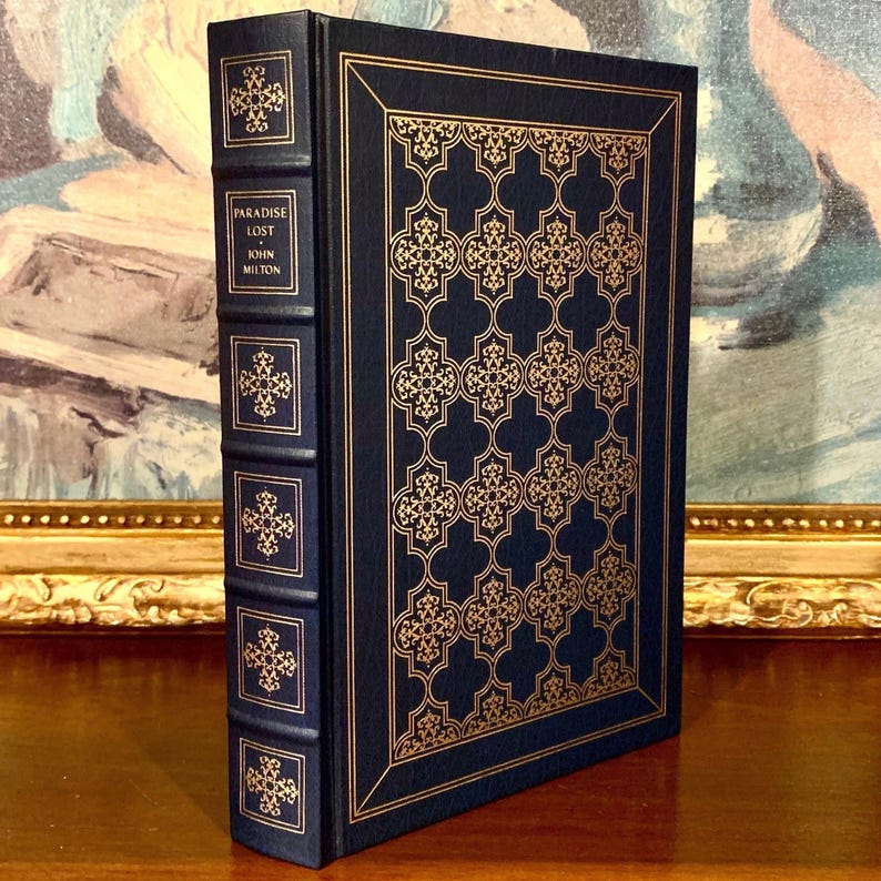 Paradise Lost - John Milton (1979) - Gustave Dore Engravings - Leather ...