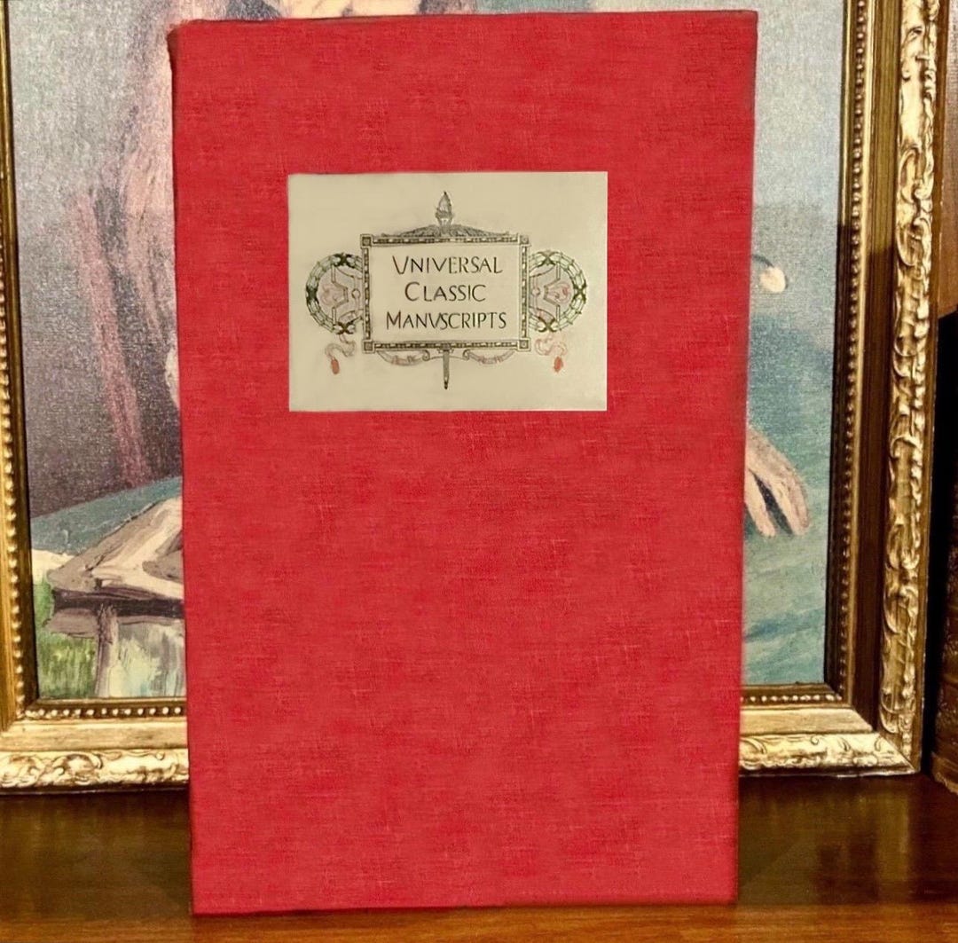 Universal Classic Manuscripts From the British Museum (1895) - Rare ...
