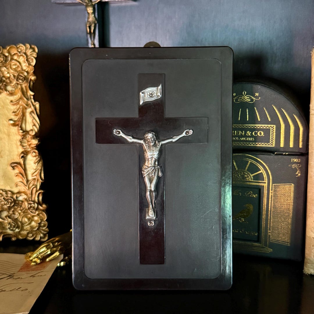 Vintage 1929 Catholic Last Rites Kit: Portable Sick Call Set - Etsy