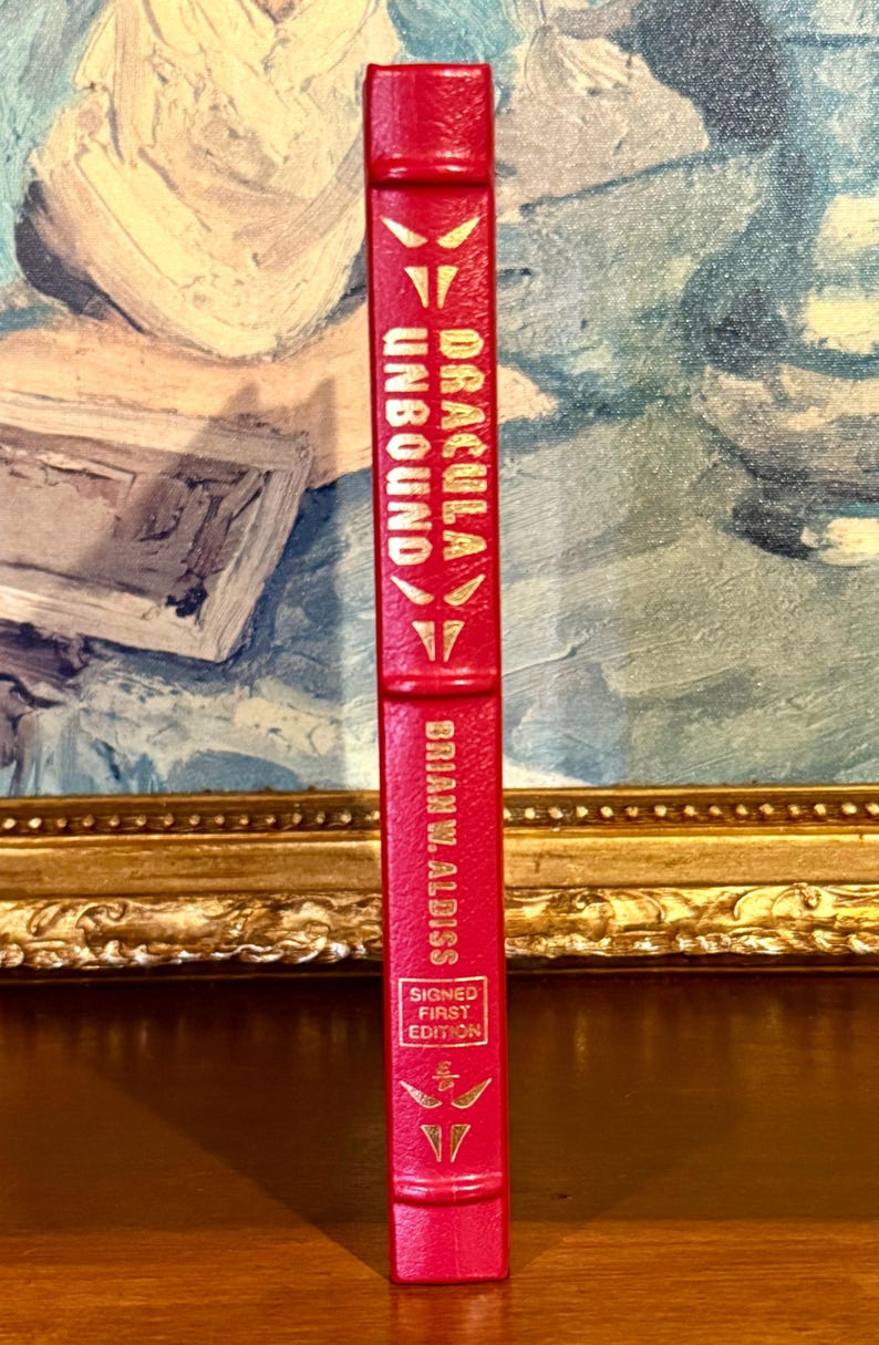 Signed First Edition: Dracula Unbound, Brian Aldiss, Easton Press ...