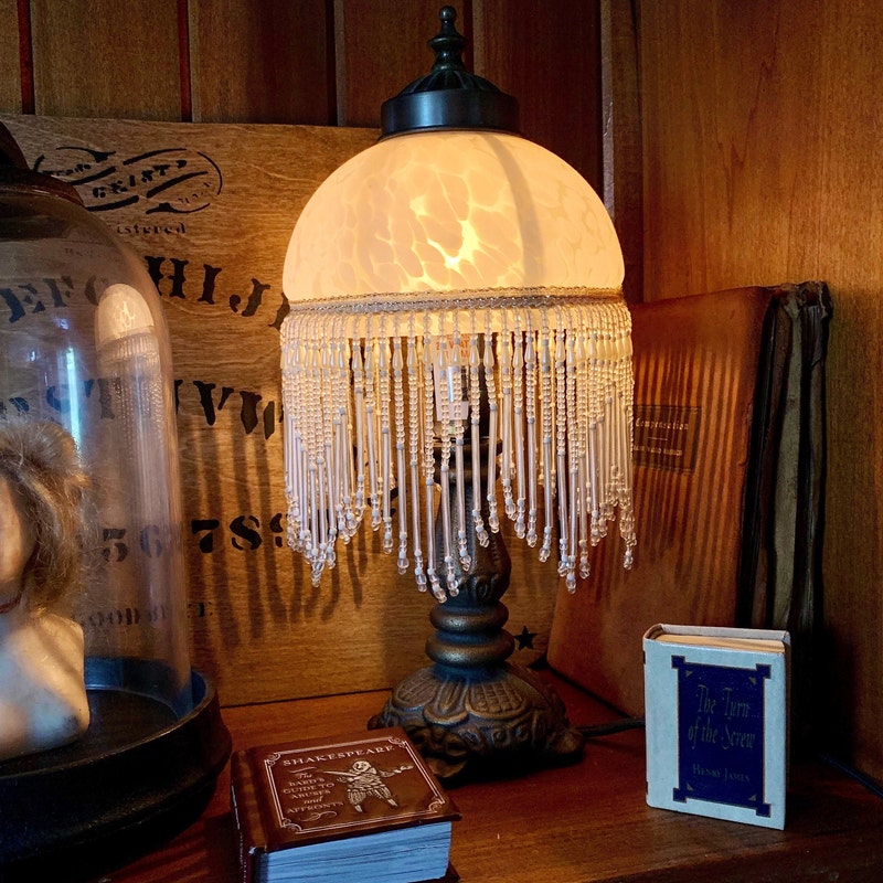 Fringe Bedside Lampshade - Etsy