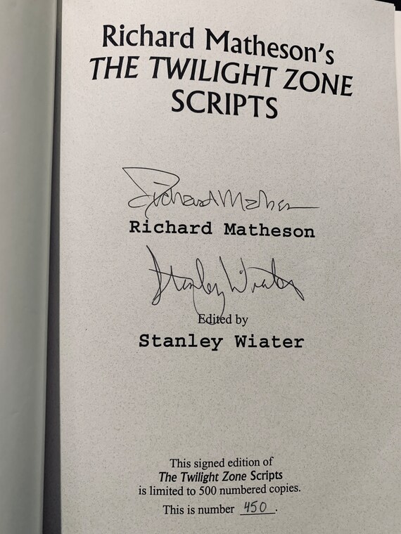 Richard Matheson Twilight Zone