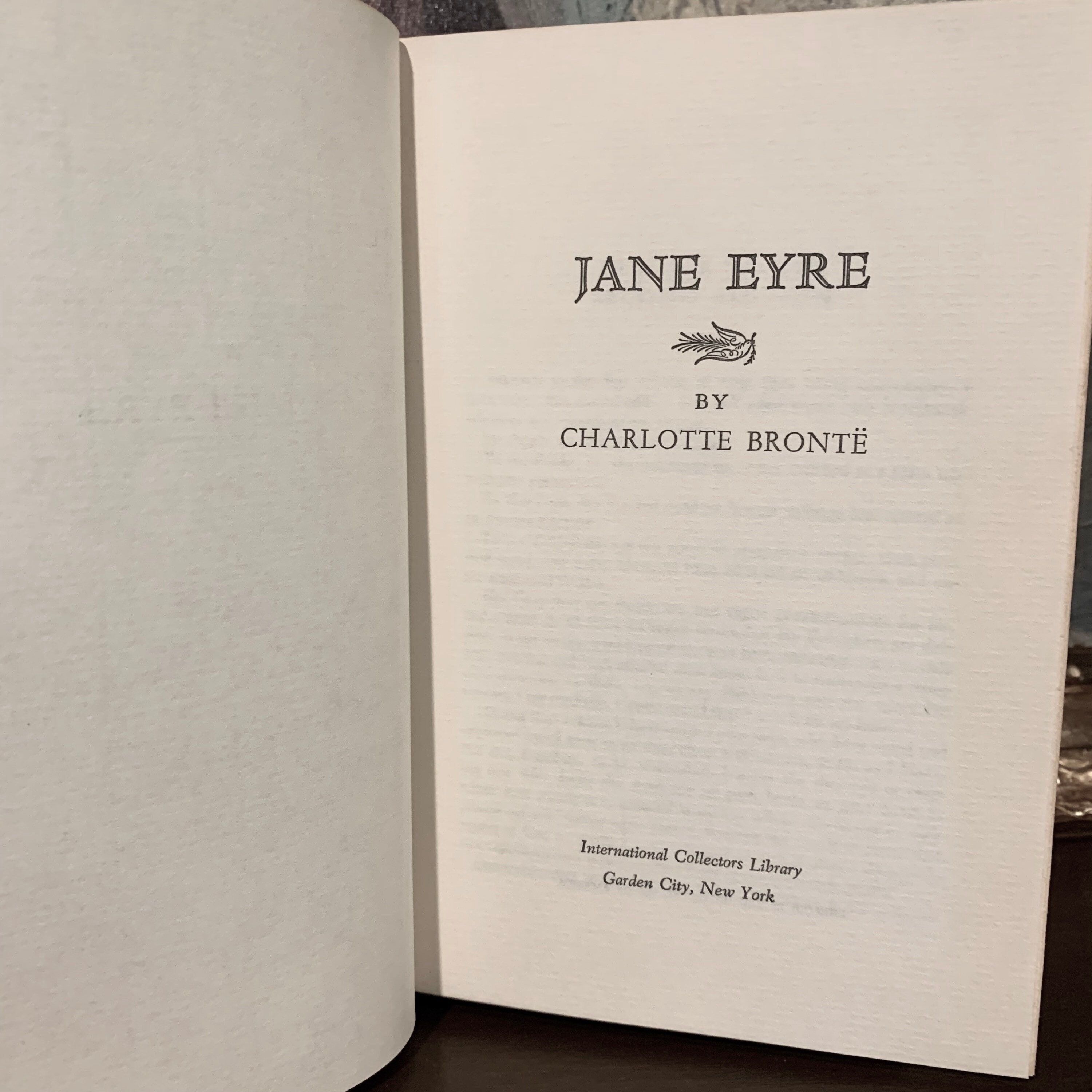 Jane Eyre - Charlotte Bronte - (1954) Gothic Romance Classic - Vintage ...