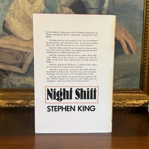 Night Shift by Stephen King (1978) - First Edition BCE – Hardcover ...