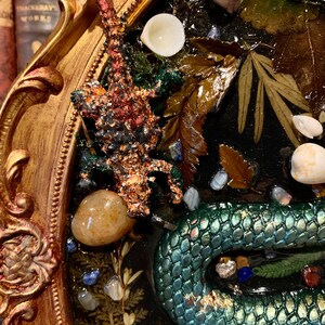 Epoxy Resin Art: Forest Snakes - Vibrant Garden Landscape - Nature Wall ...