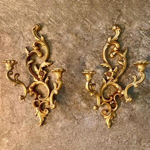 Syroco Sconces - Etsy