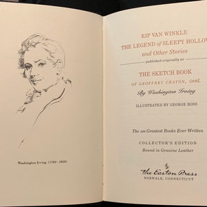 The Legend of Sleepy Hollow by Washington Irving - Easton Press ...