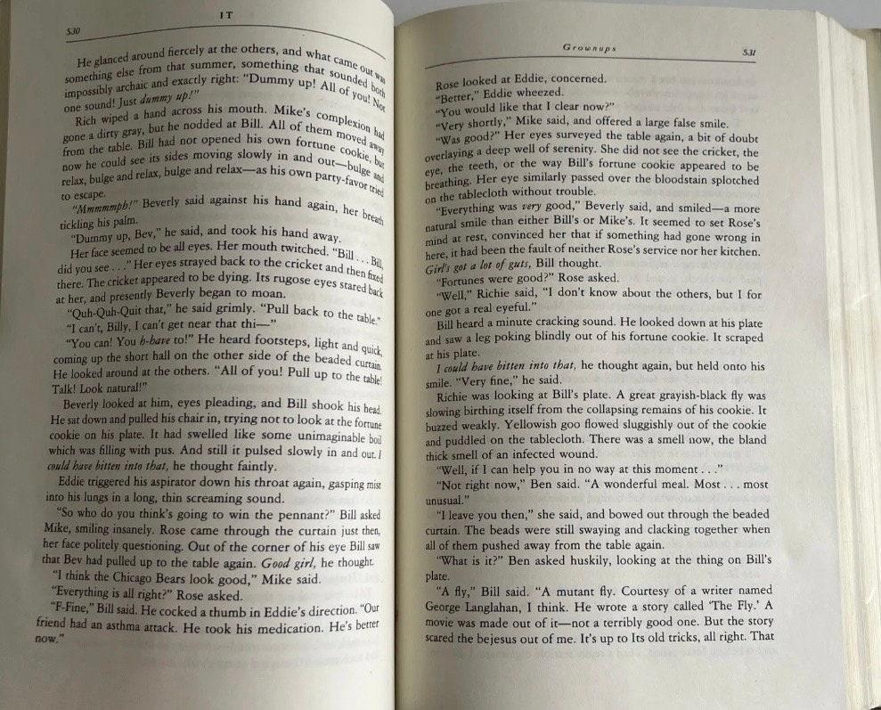 Stephen King - IT (1986) - First Edition - Vintage Horror Book - Etsy