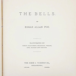 Edgar Allan Poe THE BELLS 1881 Rare First Edition - Etsy