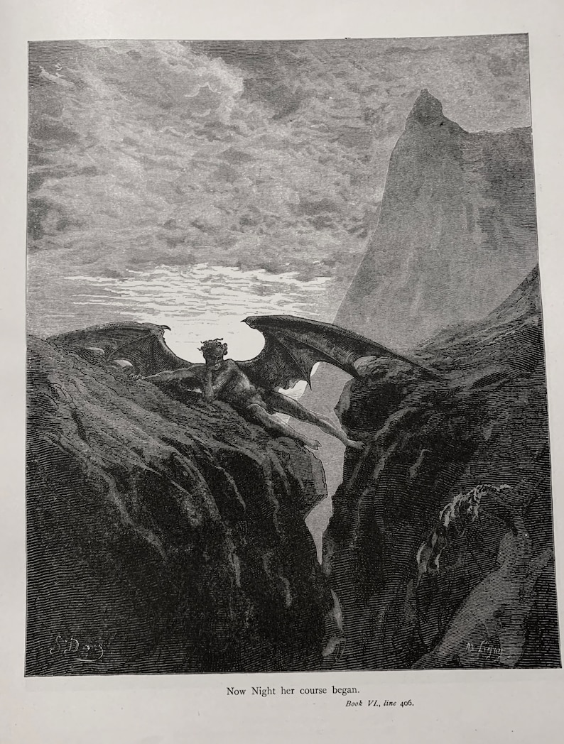 Paradise Lost – John Milton (1901) – Illustrated by Gustave Dore ...