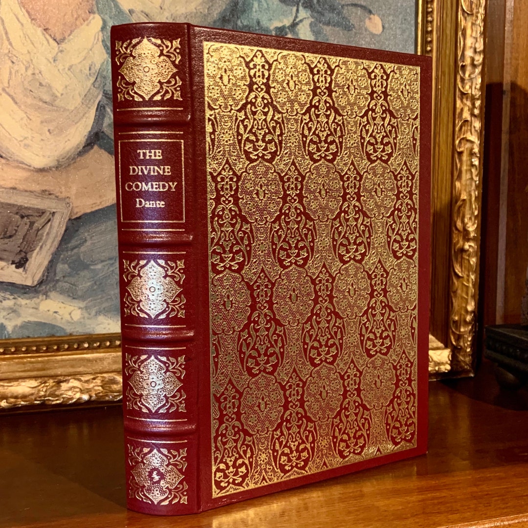 Dante Alighieri - the Divine Comedy - Easton Press (1978) - Vintage Leather Bound Book ...