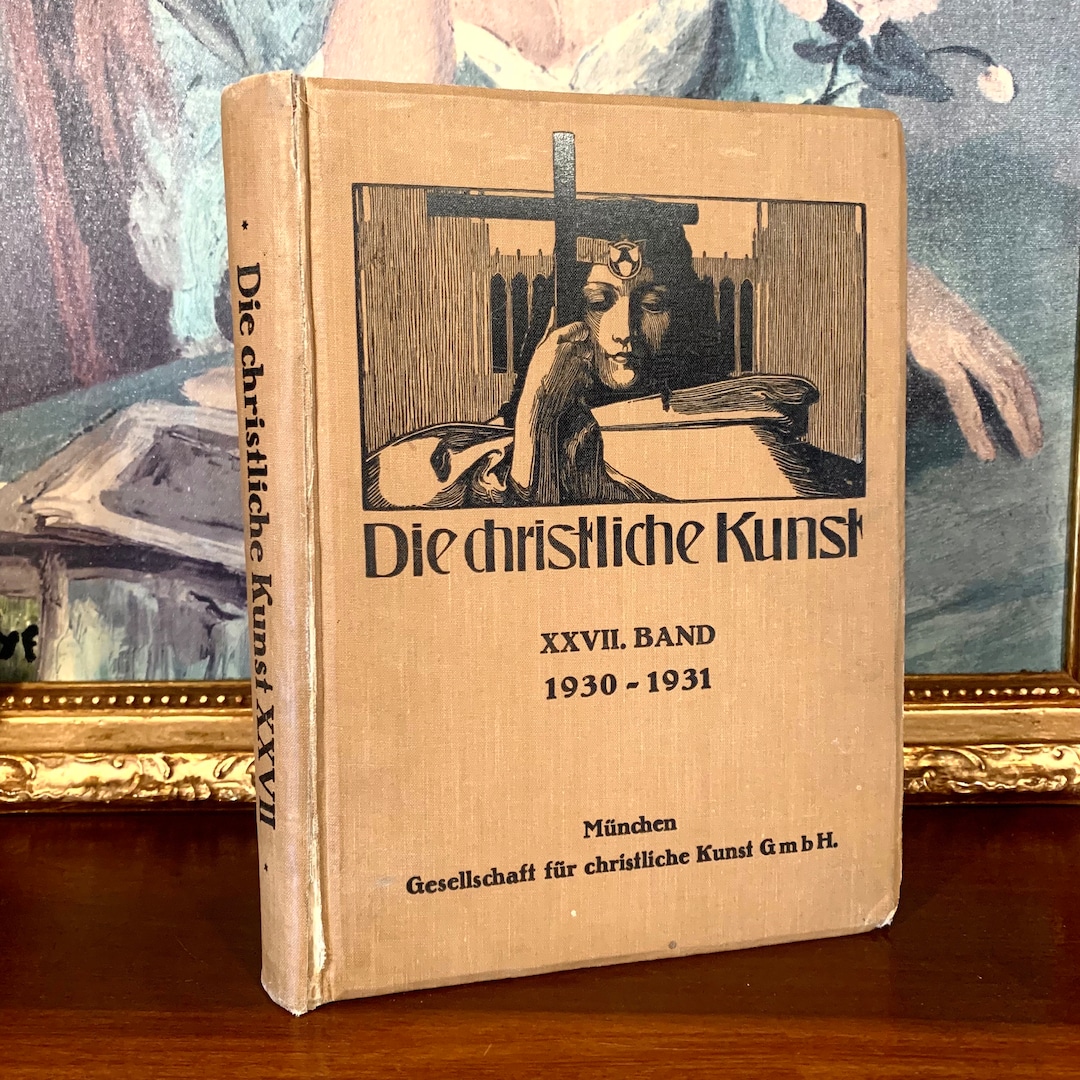 Christian Art (1931) - Rare Religious Book With Illustrated Engravings ...