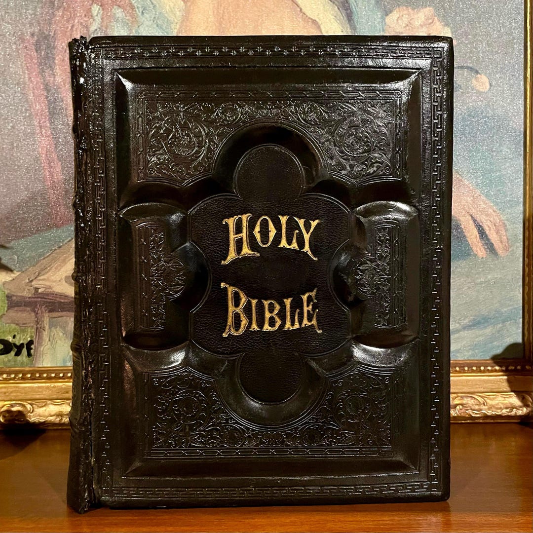 Magnificent Antique Family Bible (1881) - Illustrated by Gustave Dore ...