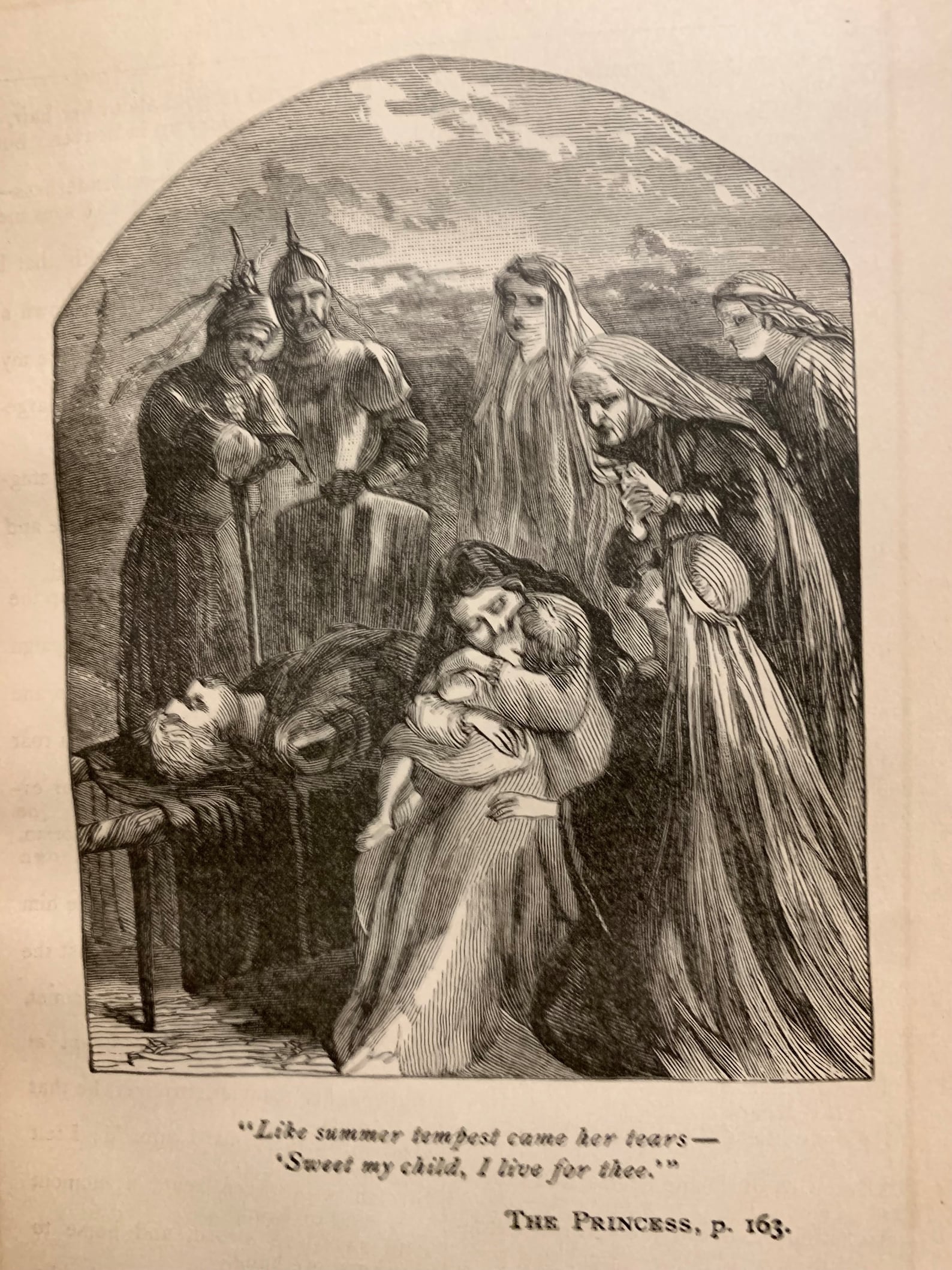 Alfred Lord Tennyson - Poetical Works (1885) - Rare Illustrated Antique ...