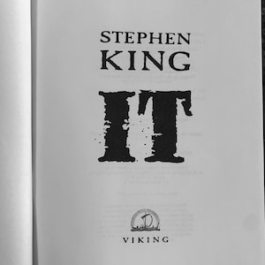 Stephen King - IT (1986) - First Edition - Vintage Horror Book - Etsy
