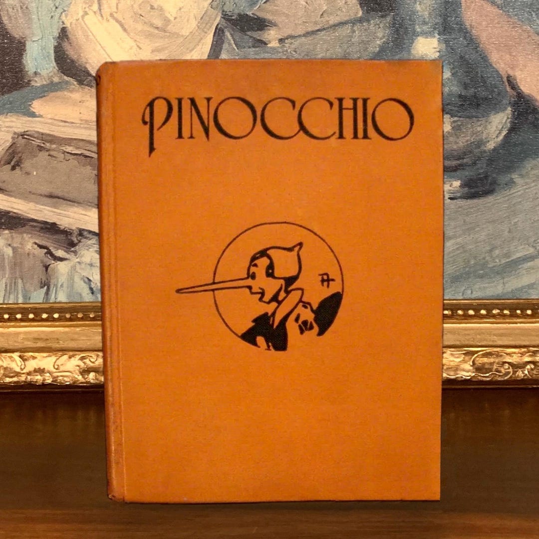 Pinocchio - C. Collodi (1930) - Illustrated, Vintage Collectible Book ... Pinocchio - C. Collodi (1930) - Illustrated, Vintage Collectible Book ...
