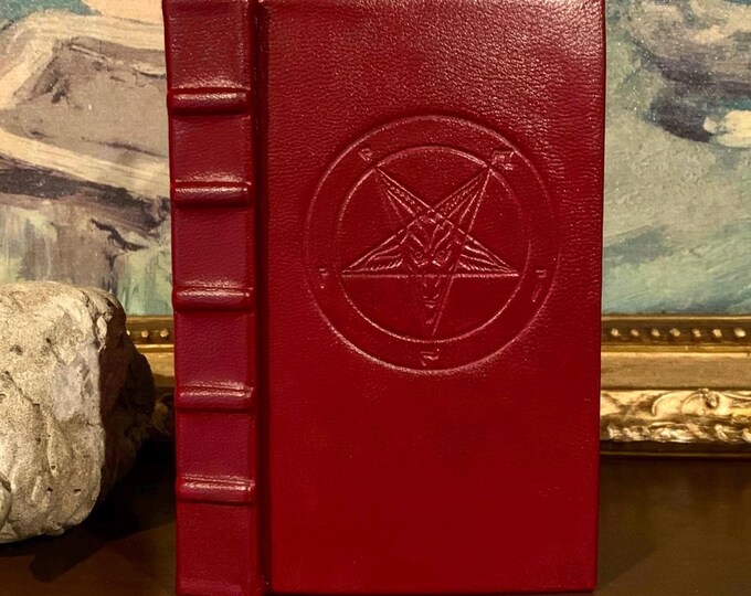 The Satanic Bible Witchraft Book, Antique Witch Book, Pagan, Devil ...