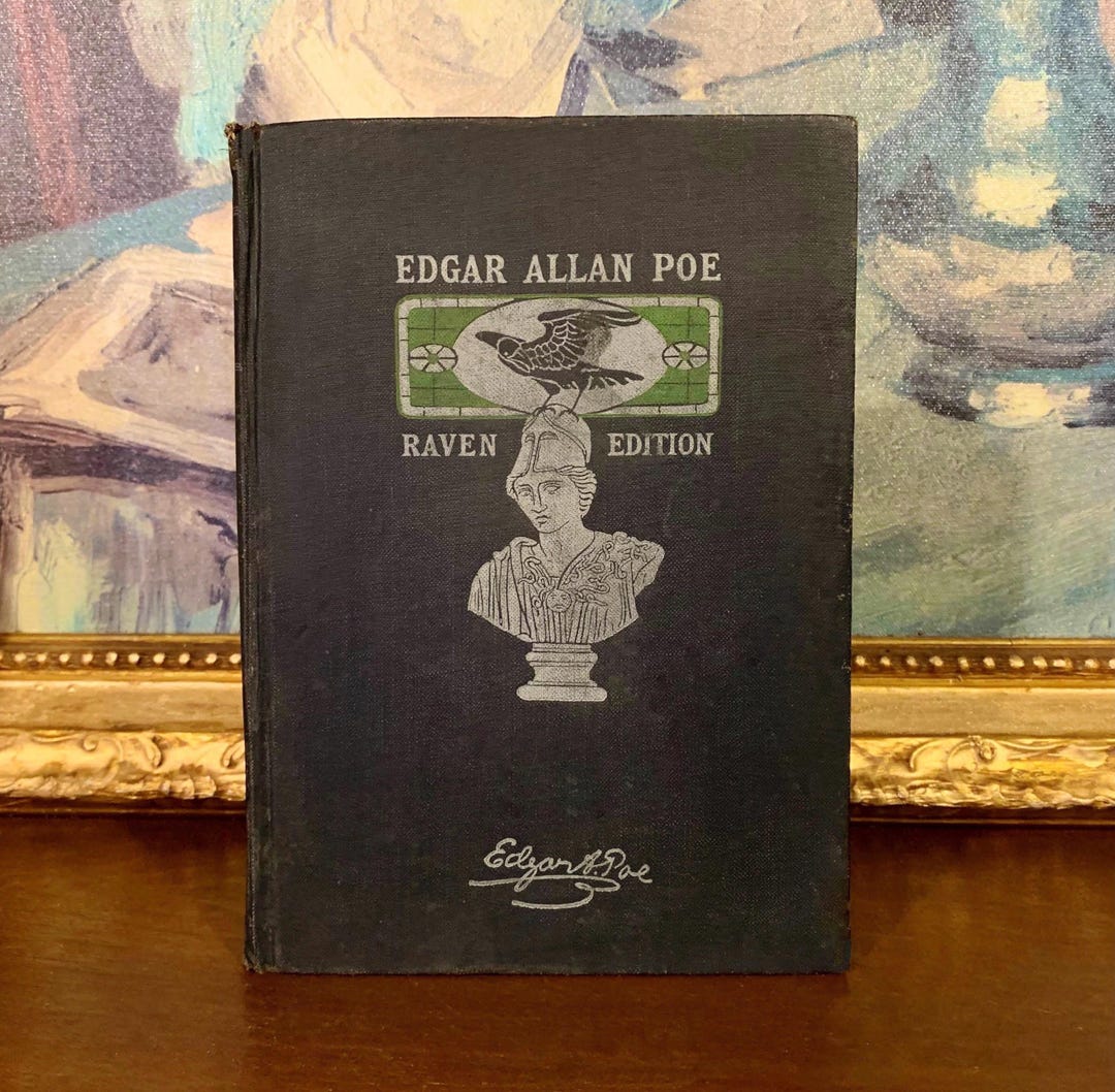 Edgar Allan Poe - Raven Edition (1903) - Antique Book - Etsy