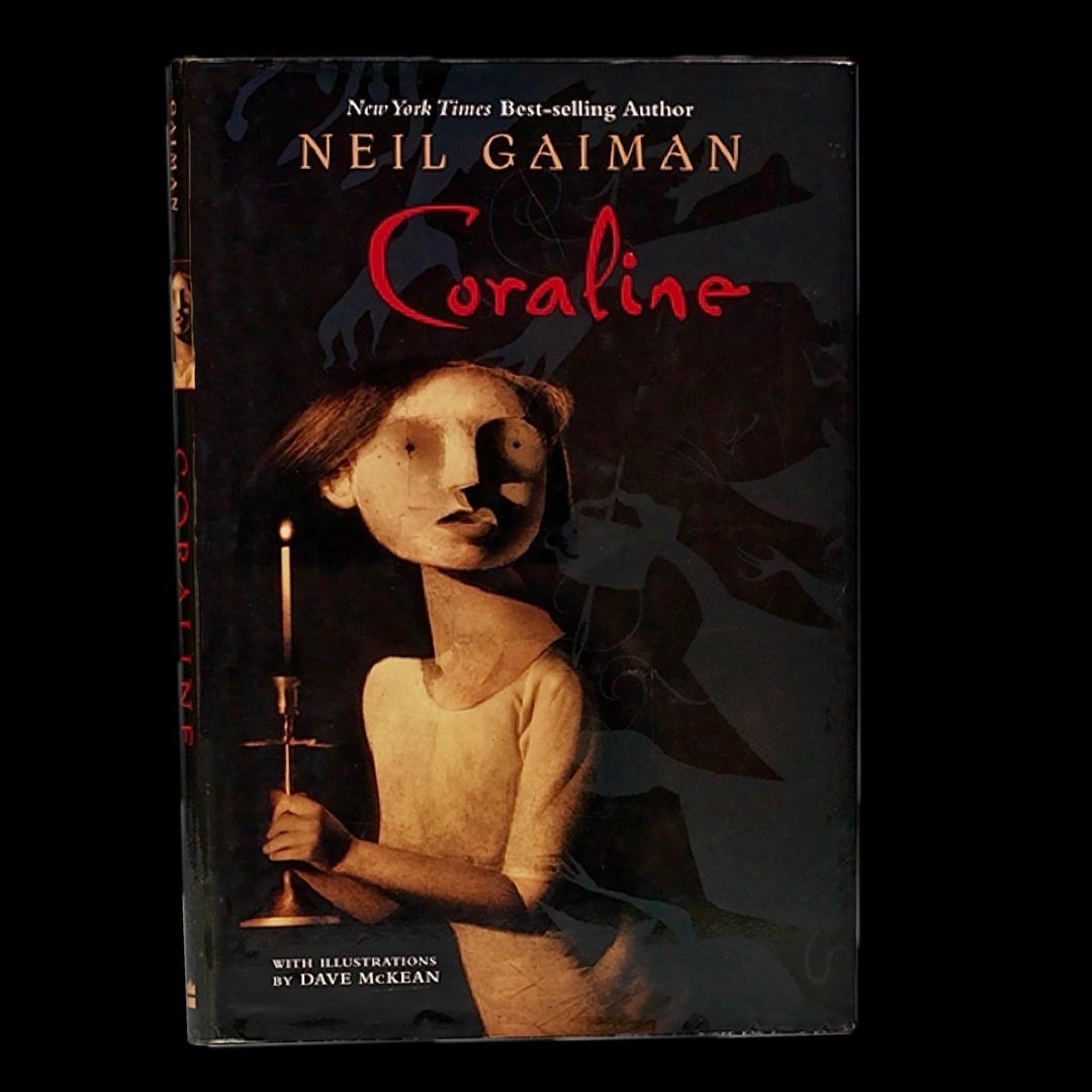 CORALINE Neil Gaiman 2002 First Edition Illustrated Vintage Hardcover ...