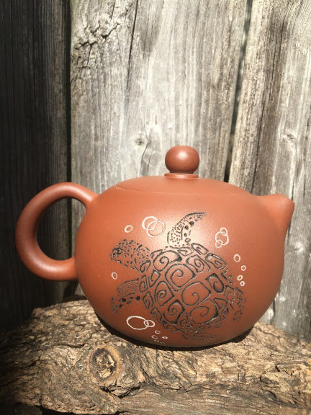 150ml Handcrafted Sea Turtle Teapot Nixing Clay Gaiwan Tea Cup Puerh ...