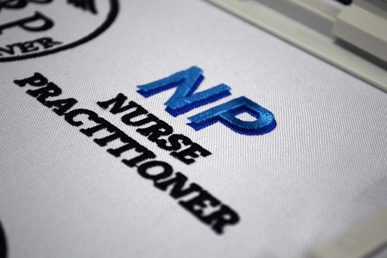 Nurse Practitioner Embroidery Design NP Medical Caduceus - Etsy