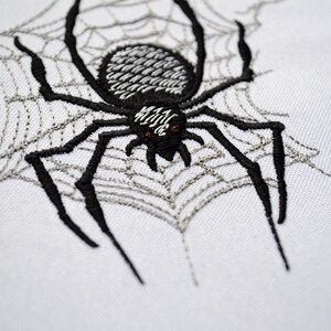 Realistic Gothic Spider Embroidery Designs Set - Lifelike Arachnid and ...