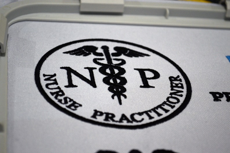 Nurse Practitioner Embroidery Design NP Medical Caduceus - Etsy