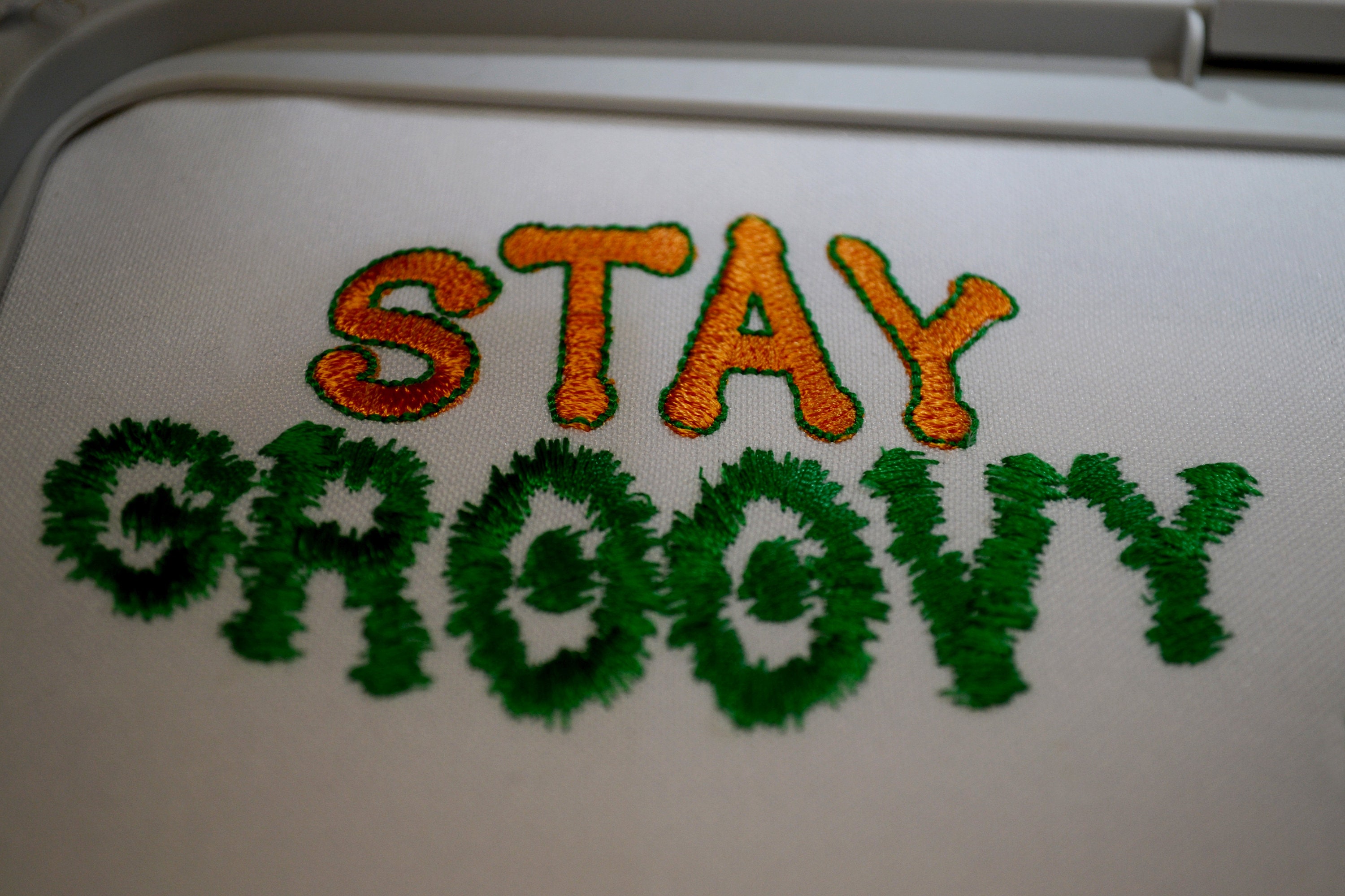 Stay Groovy Embroidery Design Fun Music Font Retro Hippie | Etsy